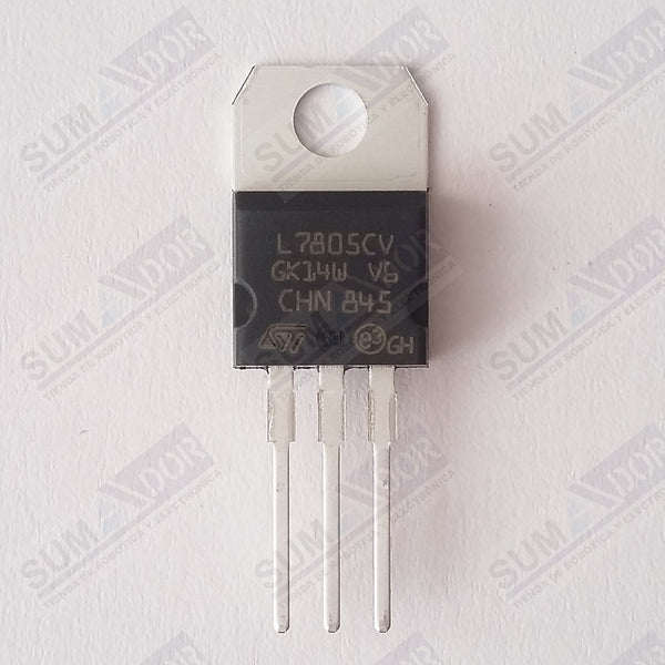 Regulador L7805 5V - 1.5A – Sumador. Robótica y electrónica.