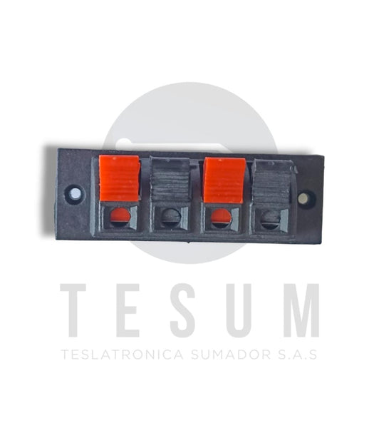 Terminal Rectangular Para Bafle, 4 Conetores – Sumador. Robótica y ...