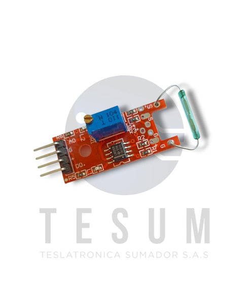 Módulo de Sensor de lengüeta, interruptor magnético para arduino,KY-02 ...
