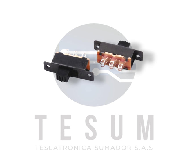 Switche 2 Posiciones 3 patas – Sumador. Robótica y electrónica.