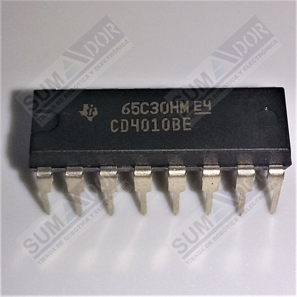Buffer CD4010 – Sumador. Robótica y electrónica.