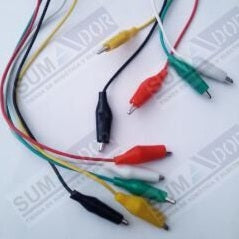 Caimanes de 35mm con cable de 30cm de longitud – Sumador. Robótica y ...