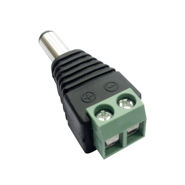 Conector JACK macho con bornera – Sumador. Robótica y electrónica.