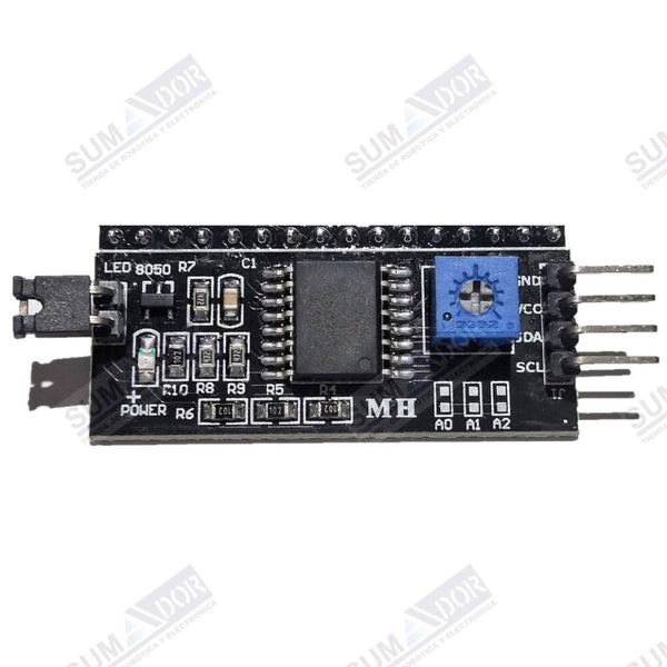 Módulo de expansión de pines I2C PCF8574 - LCD1602 – Sumador. Robótica ...